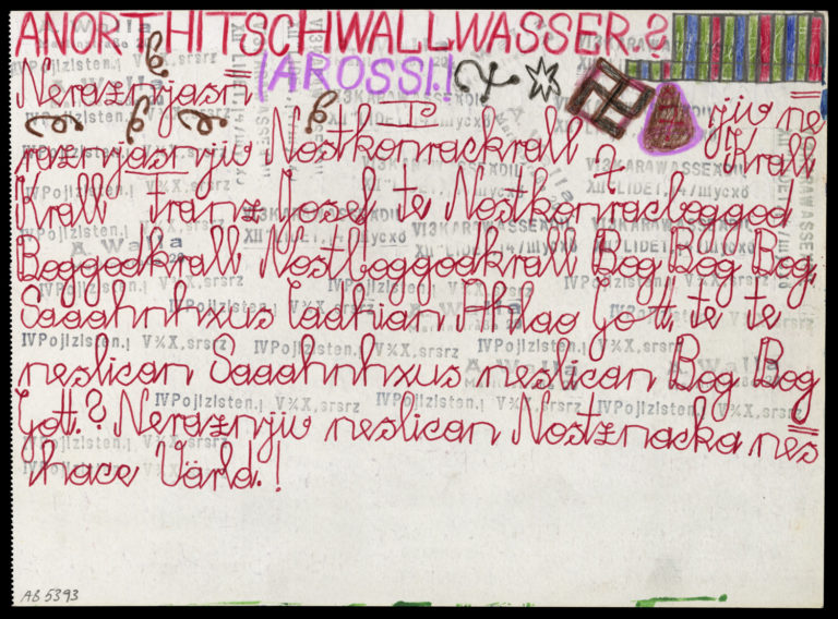 Notes D'Art Brut | Graphomane inlassable et polyglotte invétéré - Notes ...